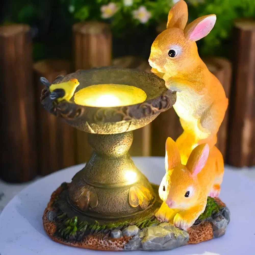 Garden Bunny Solar Lamp
