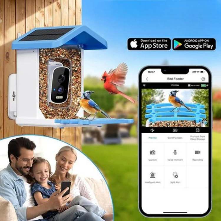 Smart Solar Camera Bird Feeder