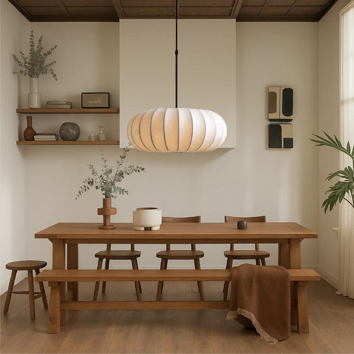 Soft Silk Glow Pendant Light