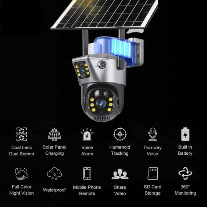 UltraVision Solar Camera – Wire-Free 360° Protection, Day & Night